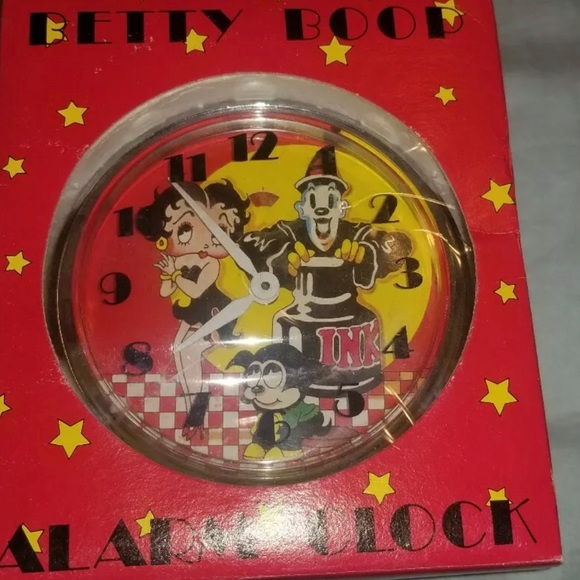 Other | Nib Rare Vintage Betty Boop Alarm Clock | Poshmark